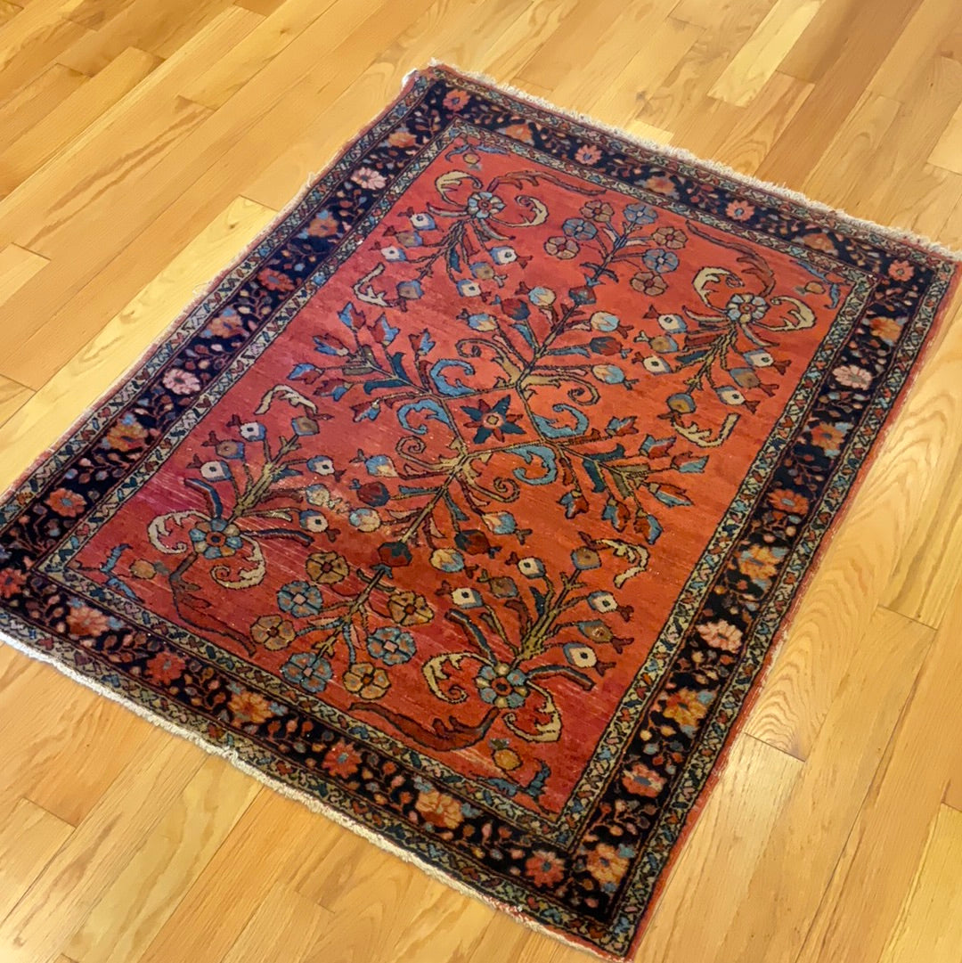 KAOUD RUGS 3.6X4.5 RECTANGLE ROSE LILIHAN AREA RUG