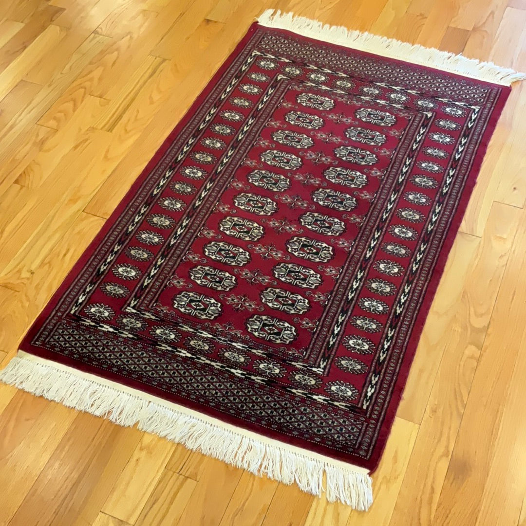 Kaoud Rugs Hand Knotted RED WOOL CONTEMP