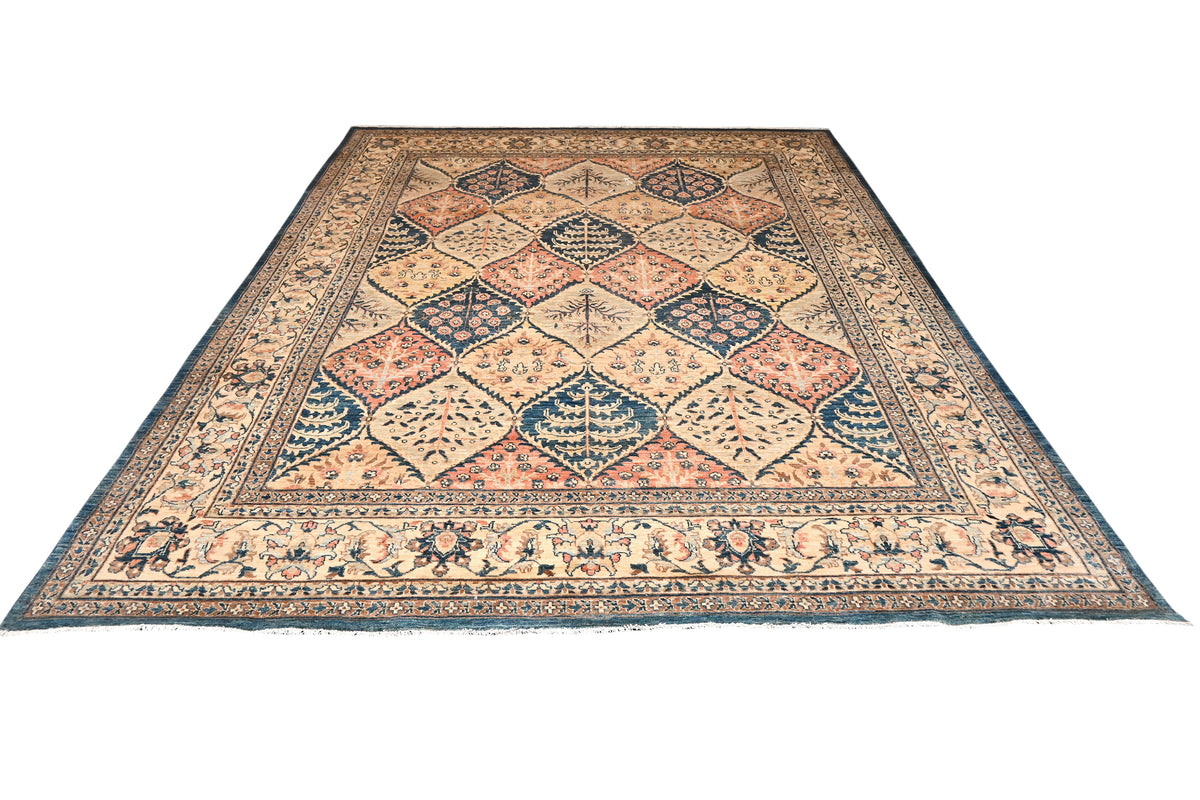 Kaoud Rugs Hand Knotted MULTI Wool Area Rug