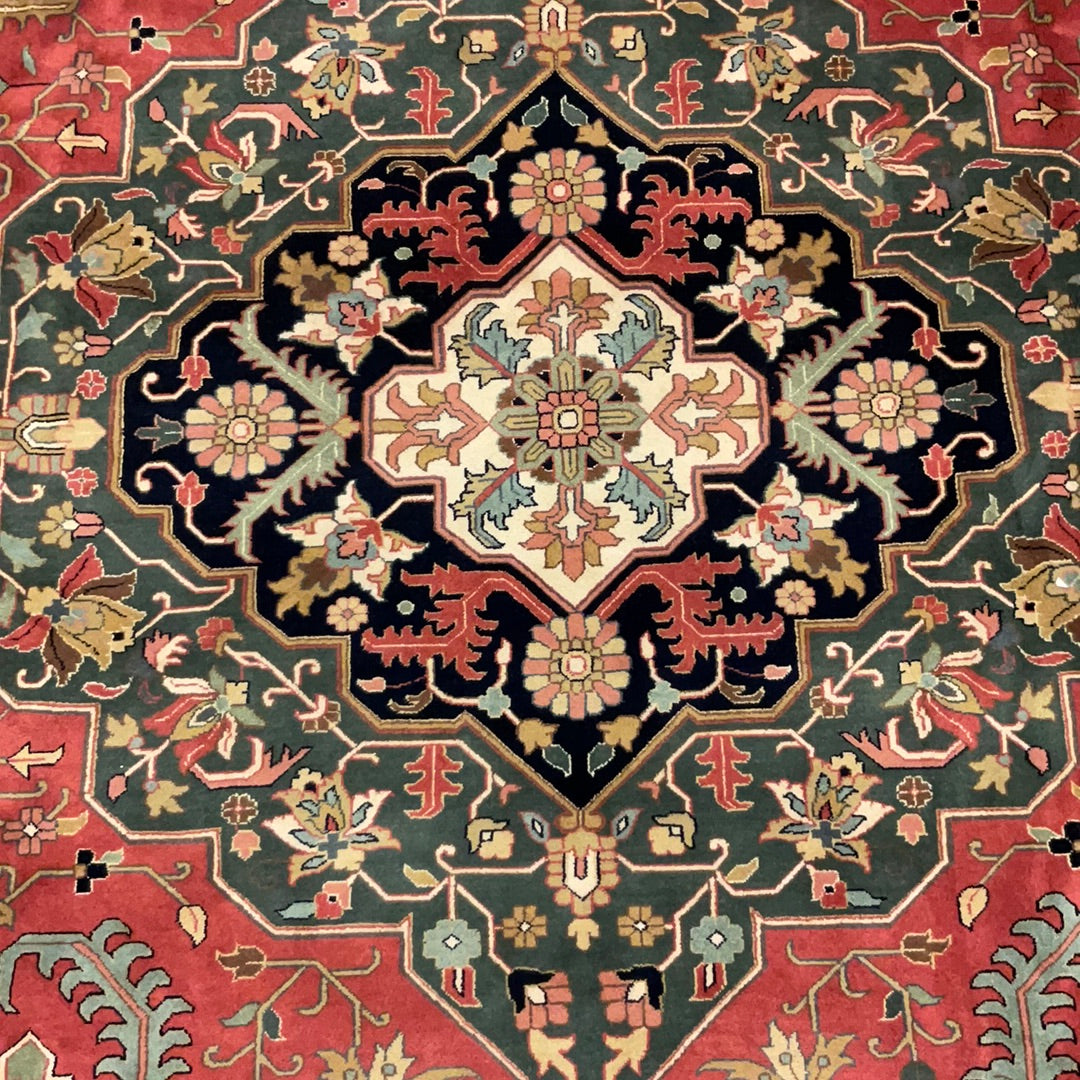 Kaoud Rugs HAND KNOTTED RUST WOOL SERAPI